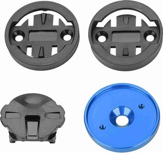 Generic Mountainbike-Computerhalterung, Robuste Vorbaukappe aus Aluminiumlegierung f&uuml;r, Cat Eye, Bryton, Rot, Blau (Blue)