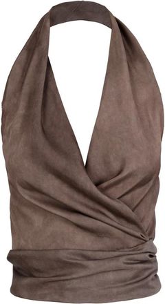 Cortana Femme, Tops, Brun, Taille: 42 FR Ave, top halter cacao maltinto