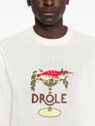 Dr&ocirc;le de Monsieur Offwh Sweater - White