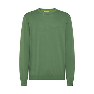 Sun 68 Homme, Pulls, Vert, Taille: L Pull Basique Vert Sauge