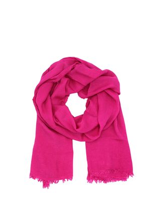 Leslii Bambus Schal Uni (magenta)