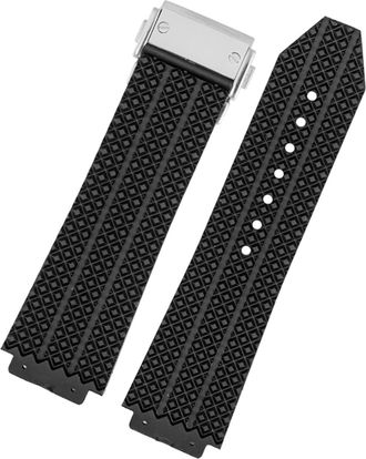 Generic Uhrenarmband f&uuml;r Big BANG, Silikon, 25 x 19 mm, wasserdicht, Herrenuhrenarmband, Kette, Uhrenzubeh&ouml;r, Gummi-Uhrenarmband