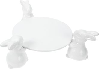 Cabilock Osterkuchenformen Tortenständer Für Desserttisch Büfett Dessertteller Platte Gericht Plätzchen Tablett Ostertortenständer Steingut Geschirr Obst Taco 