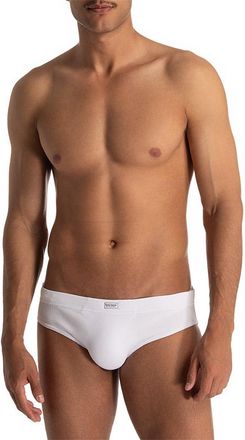 Bruno Banani Herren Unterw&auml;sche wei&szlig; Baumwolle & Mix unifarben