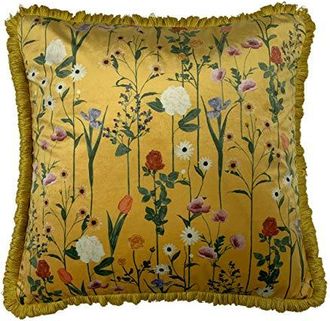 furn. Fleura Kissen mit Polyester-Füllung, Ocker, 50 x 50cm