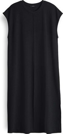 OPUS Damen Midikleid | WINJA schmales Jerseykleid mit Schlitzdetail Black, 38