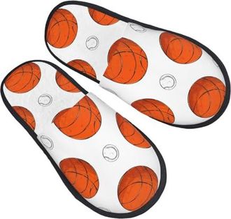 Generic Pantoufles Unisexes Basket-Ball Et Baseball Chaussons Antid&eacute;rapantes Doubl&eacute;es En Peluche Chaude Pantoufles, Pour Int&eacute;rieur Ext&eacute;rieur, Femmes, Hommes, 