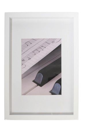 Henzo Bilderrahmen Piano - Holz - Bildformat 20x30 cm - Weiss
