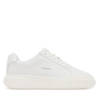 Calvin Klein Sneakers Calvin Klein Chunky Cupsole Laceup Lth Wn YW0YW01947 Wei&szlig;