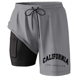 Generic Shorts Hommes Short D&eacute;t&eacute; Hawa?en &Eacute;t&eacute; L&eacute;ger Sport Jogging Respirant Cordon Serrage Doux Taille &Eacute;lastique Confortable D&eacute;contract&eacute; Voyage Gymnastique den