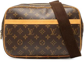 Louis Vuitton Hobo Bags - Monogram Reporter PM - Gr. unisize - in Braun - f&uuml;r Damen