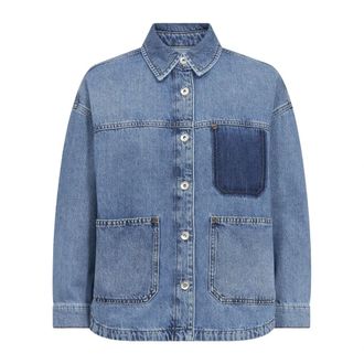 Mos Mosh Denim Jacket - - Jackets - Damen - Blau - XS