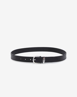 Isabel Marant Ceinture Zadd - Femme - Noir Et Argent&eacute; - Taille 85 - Isabel Marant
