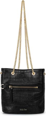 Kate Lee Damen Schwarz M Kacy Leder Tasche cro matt