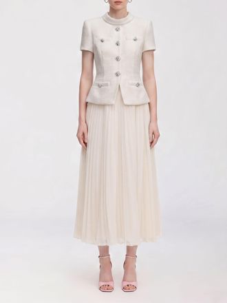 Self Portrait Kleid Damen Farbe Cream