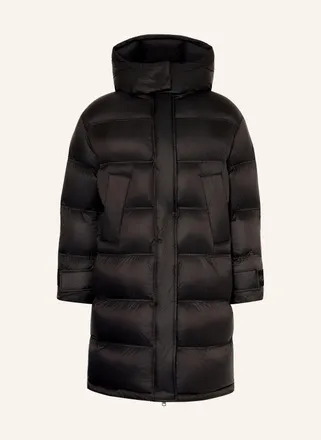 HUGO BOSS Hugo Steppmantel Faridali schwarz