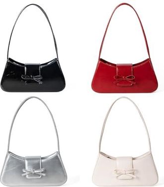 Generic Sac &agrave; bandouli&egrave;re avec noeud mignon Y2K, sac &agrave; main tendance, sac &agrave; main tendance (noir)