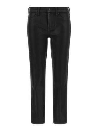7 For All Mankind Straight Leg Jeans - Schwarz