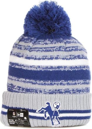New Era NFL Sport Strickm&uuml;tze mit Bommel - - Accessories - Herren - Blau - ONE SIZE