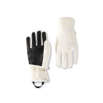 Bogner Handschuhe Hilla f&uuml;r Damen - Off-White/Schwarz - 6,5
