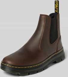Dr. Martens Chelsea Boots aus echtem Leder mit Label-Patch