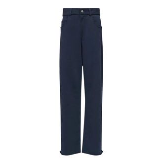 Maison Margiela Straight Leg Hose - - Trousers - Damen - Blau - S