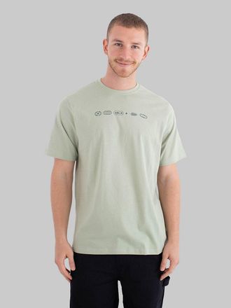 Hurley Hurley Printing Press Matero T-Shirt worker blue