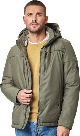 Casamoda Winterjacke CASAMODA, Herren, Gr. 4XL, gr&uuml;n (dunkelgr&uuml;n), Web, Obermaterial: 100% Polyester, unifarben, regular fit h&uuml;ftbedeckend, Rundhals, Jacken Wi