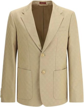 Gucci Herren, Jacken, Beige, LGröße