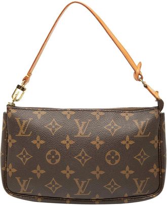 Louis Vuitton Hobo Bags - Monogram Pochette Accessoires - Gr. unisize - in Braun - f&uuml;r Damen