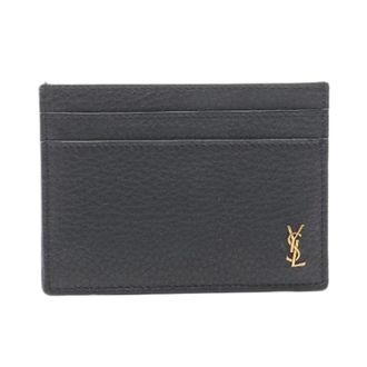 Saint Laurent Pre-owned Tiny Cassandra Leather Card Case - - Pre-owned - Herren - Schwarzk - ONE SIZE