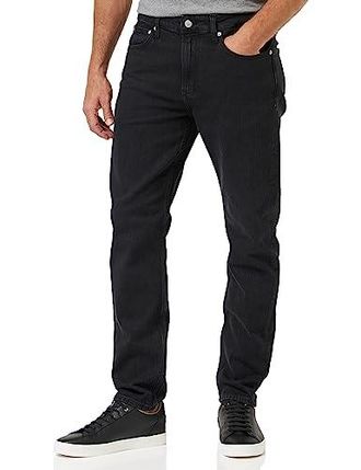 Calvin Klein Jeans Homme Slim Tapered Fit, Noir (Denim Black), 31W/34L