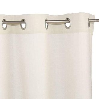 Atmosphera Atmosphera - Rideau M&eacute;mories &agrave; Oeillets - Ivoire 140x260 cm