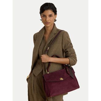 Lauren Ralph Lauren Handtasche LAUREN RALPH LAUREN Farrah 431P18402002 Dunkelrot
