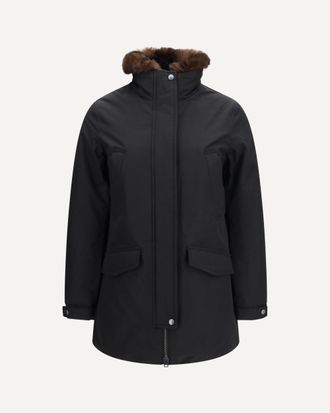 Woolrich Erie Ramar Cloth Insulated Jacket with Hood Female XL