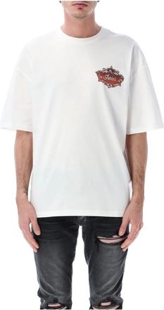 Amiri Homme, Tops, Blanc, Taille: S Chateau Crest Maiolica Tee