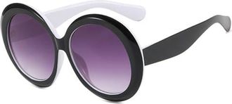 Generic Lunettes De Soleil &Agrave; Monture Large For Hommes Et Femmes D&eacute;coratives For Les Vacances En Plein Air(White)