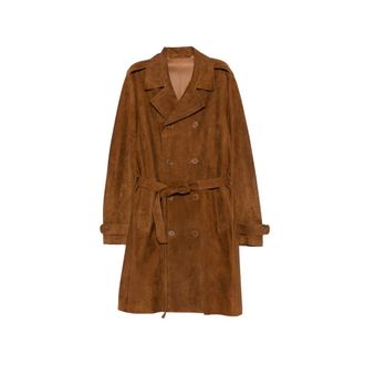 Santoro London Belted Double-breasted Coat