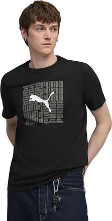 Puma Herren Graphic Box T-Shirt XL, Black