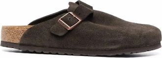 Birkenstock Sandalen - Boston Soft Footbed Suede Leather Mocha - Gr. 36 (EU) - in Braun - f&uuml;r Damen
