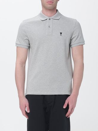 Ami Polo AMI PARIS Homme couleur Gris