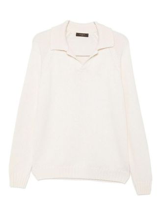 Zanone Pull Col Rond - Blanc
