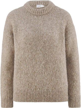 Hessnatur Strickpullover Relaxed aus Alpaka mit Bio-Baumwolle (1-tlg)