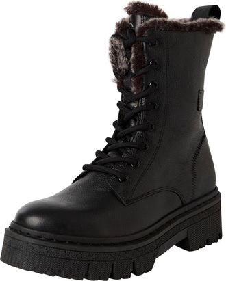 Tamaris Damen Stiefel Leder schwarz 38