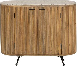 Made In Meubles Made In Meubles - Petit buffet en bois de manguier et terrazzo Ambrine