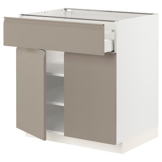 IKEA METOD / MAXIMERA Unterschr m Schub/2 T&uuml;ren