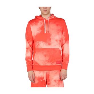 Paul Smith Homme, Sweatshirts et sweats &agrave; capuche, Rose, Taille: S SweaT-shirt Nuage Corail