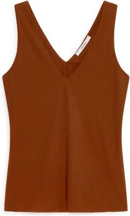 Maliparmi Maliparmi, Femme, Tops, Brun, Taille: 40 FR Soft Jersey Top