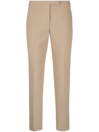 PESERICO Klassische Cropped-Hose - Nude