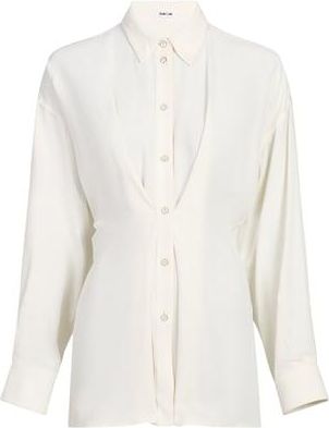 Helmut Lang Chemise cintr&eacute;e en soie